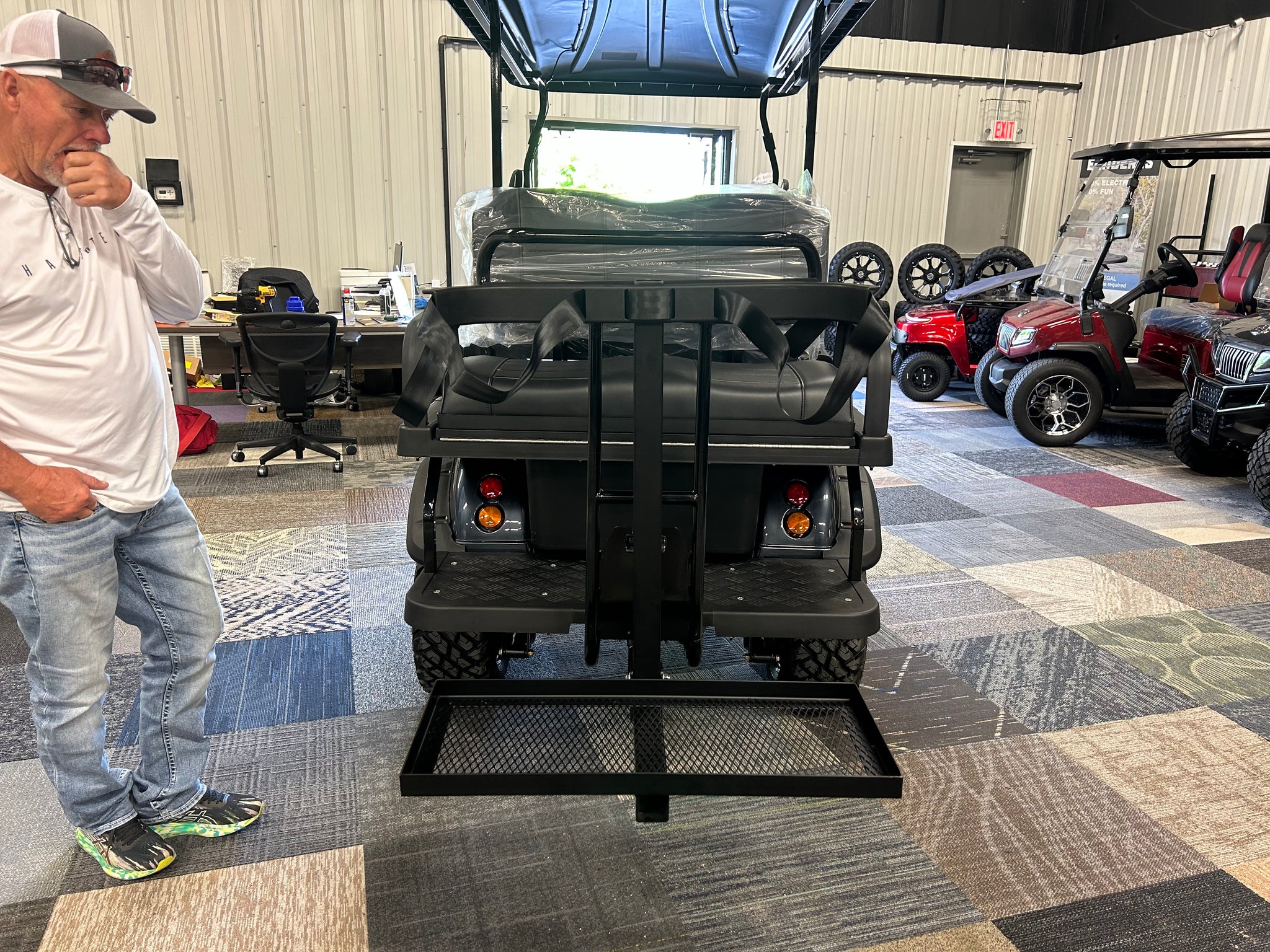 Golf bag hitch attachment d5, d5 2+2, ranger/maverick, Forrester and c ...